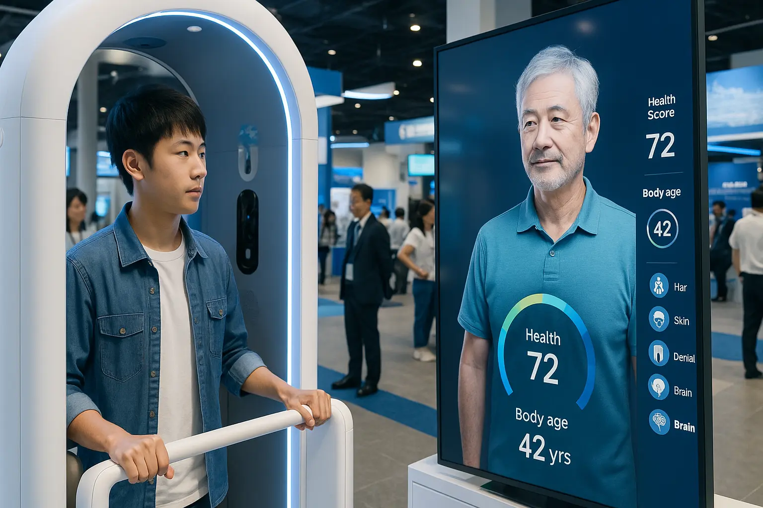 Meet your future self! Experience the latest health tech at the Osaka ...