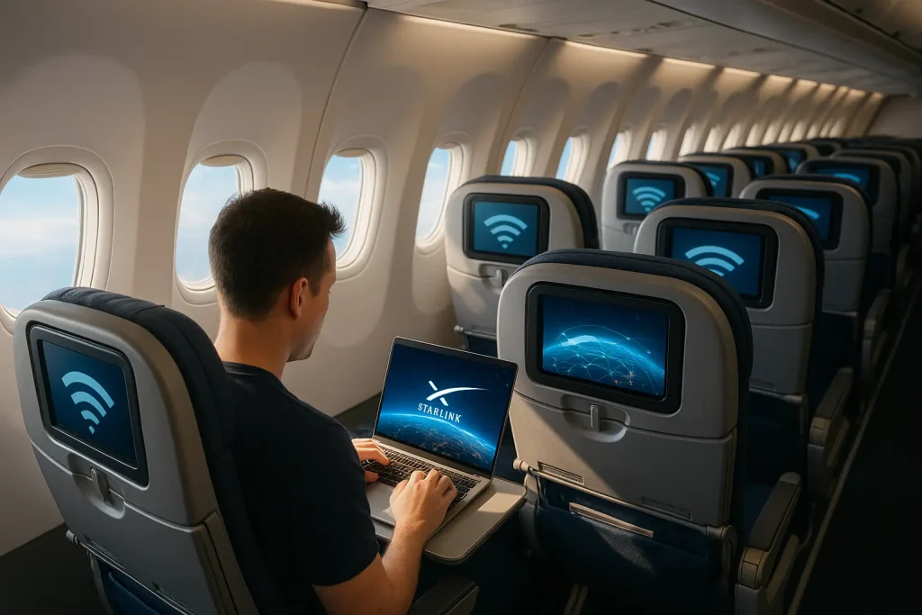 In-flight Wi-Fi evolves! Introducing Starlink for ultra-fast internet ...